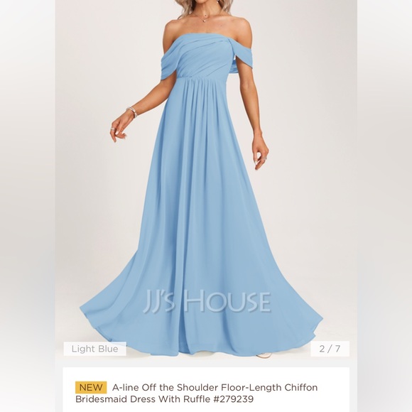 JJs House | Dresses | Jjs House Bridesmaids Dress Light Blue Size 6 | Poshmark